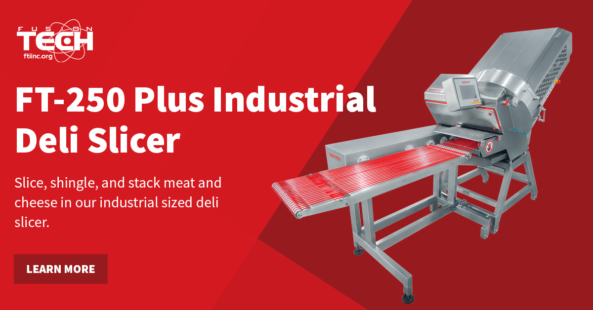 FT-250 Plus Industrial Deli Slicer - FusionTech